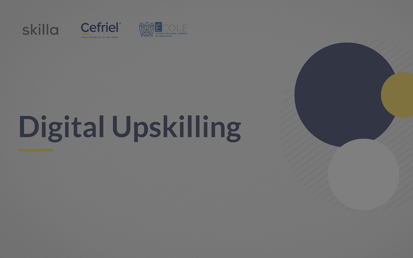 Digital Upskilling – Essere manager nell’era digitale. – ECOLE Enti ...